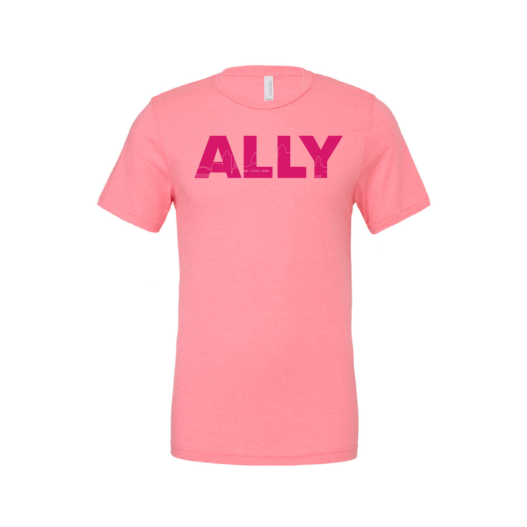 Capital City Pride | Ally Crew Neck T-Shirt | Soft & Spun Apparel